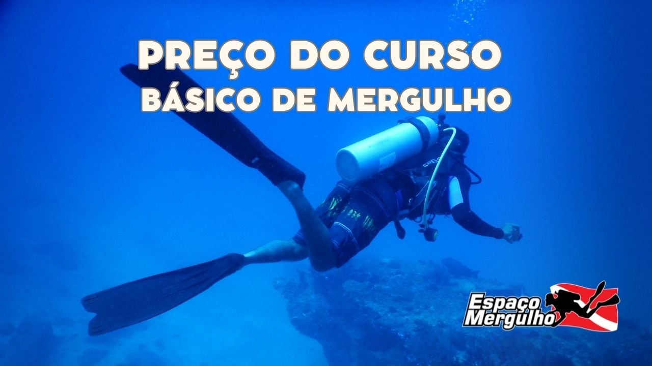 Preço do curso de mergulho com cilindro na Espaço Mergulho - SP